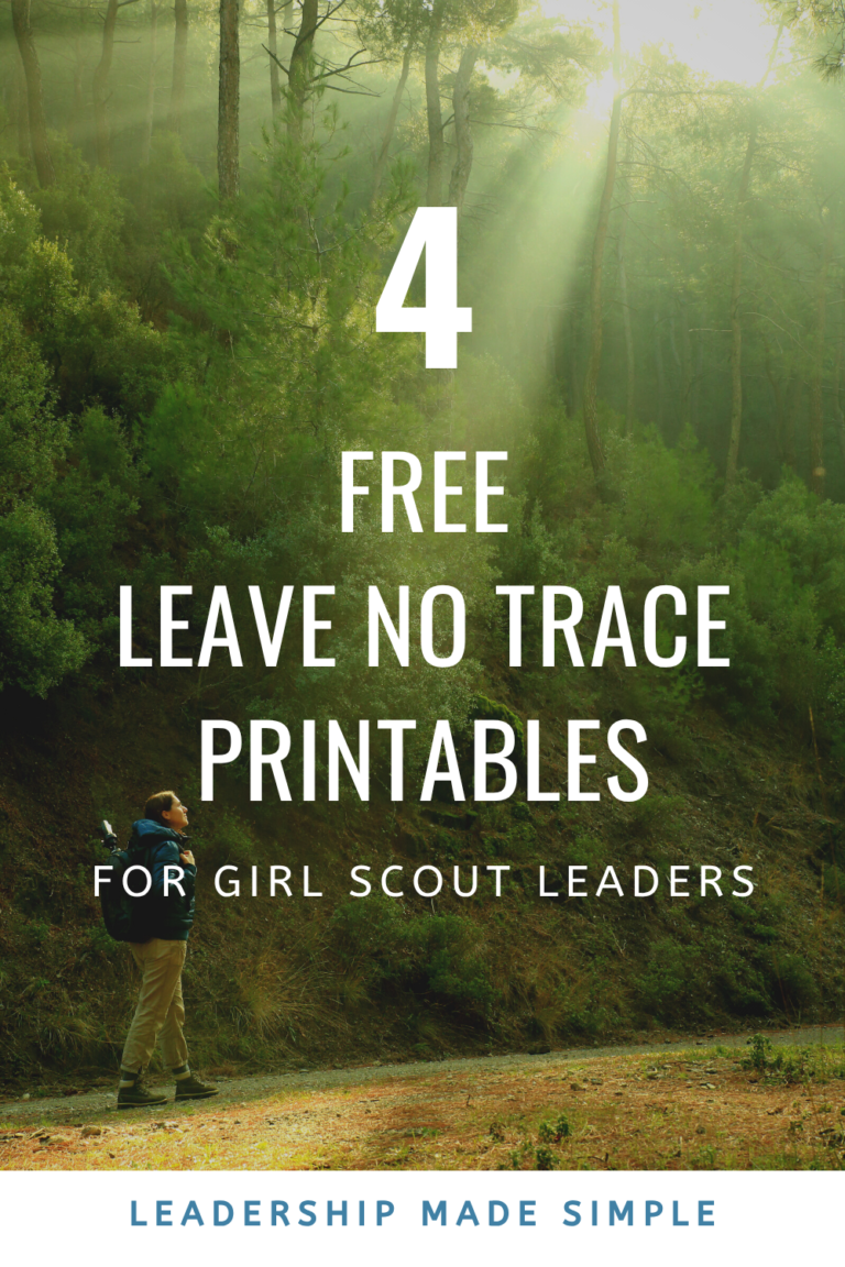 4 Free Leave No Trace Printables – Troop Leader
